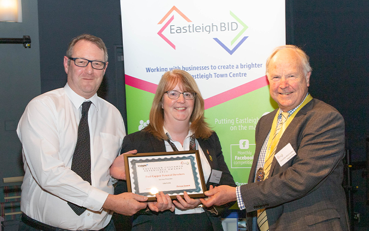 Eastleigh Customer Experience Awards - Paul Capper Funeral Directors